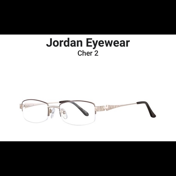 Jordan Eyewear | Accessories | Jordan Cher2 Pure Titanium Rx Ready Womens Light Brown Eyeglasses ...